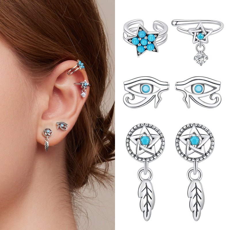 Eye of Horus Evil Eye Earrings – Lucky.Evil-Eye.Shop