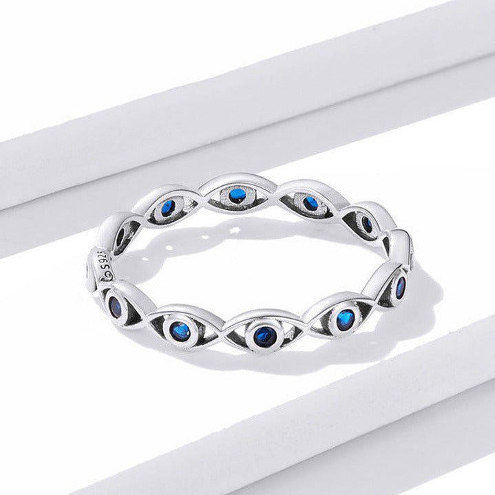 Eye Shaped Evil Eye Finger Wrap Ring – Lucky.Evil-Eye.Shop